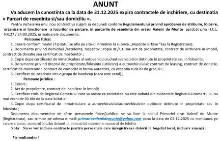 Primaria orasului Valenii de Munte